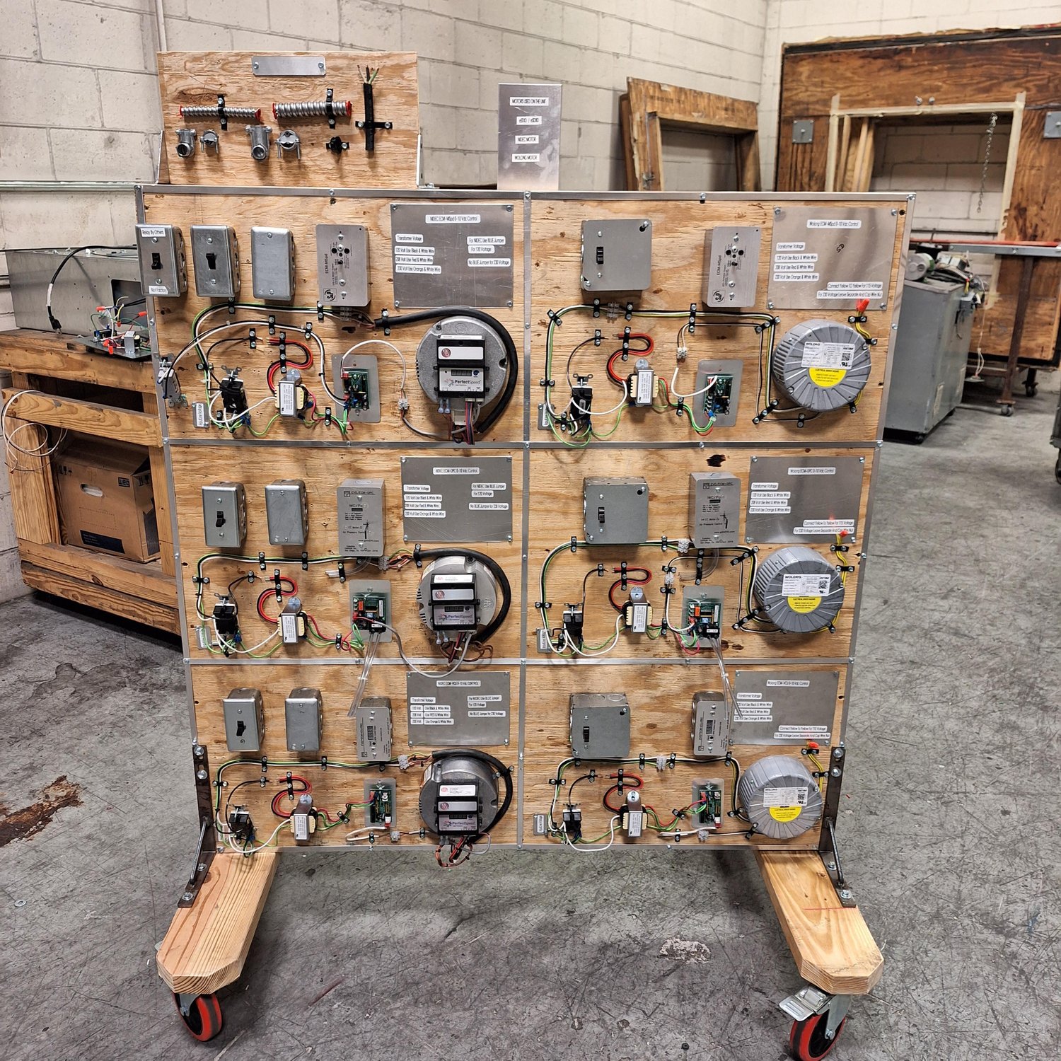 New Motor Control Wire Board